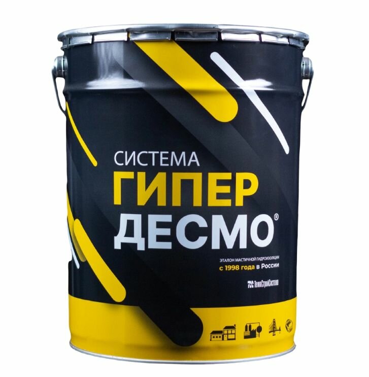 Мастика полиуретановая 6 кг белая Гипердесмо