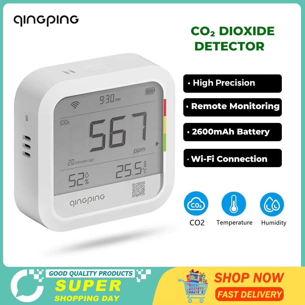 Qingping CO2 метр для умного дома