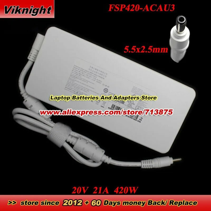 Адаптер питания viknight 20В 21А 420Вт для ноутбука Glory 16 Jiaolong 16K Unparalleled X EU