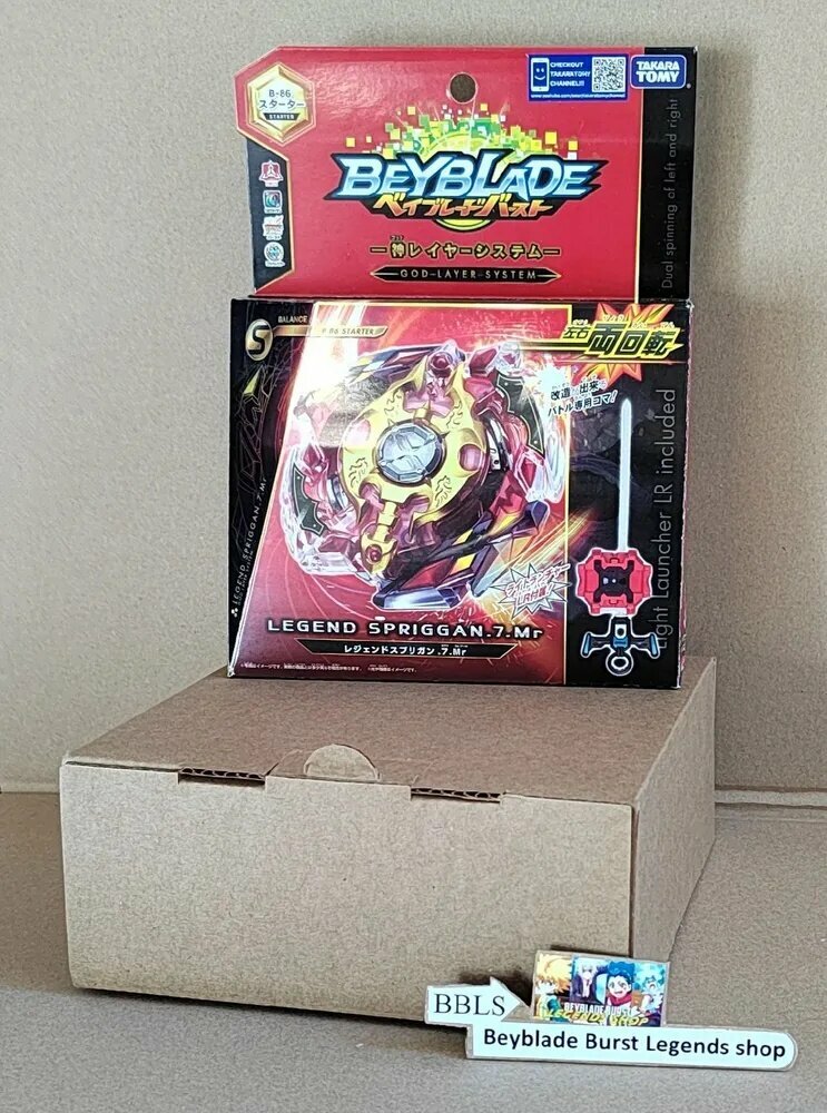Волчок и запускатель бейблэйд Legend Spriggan B86 Takara Tomy Beyblade Burst God
