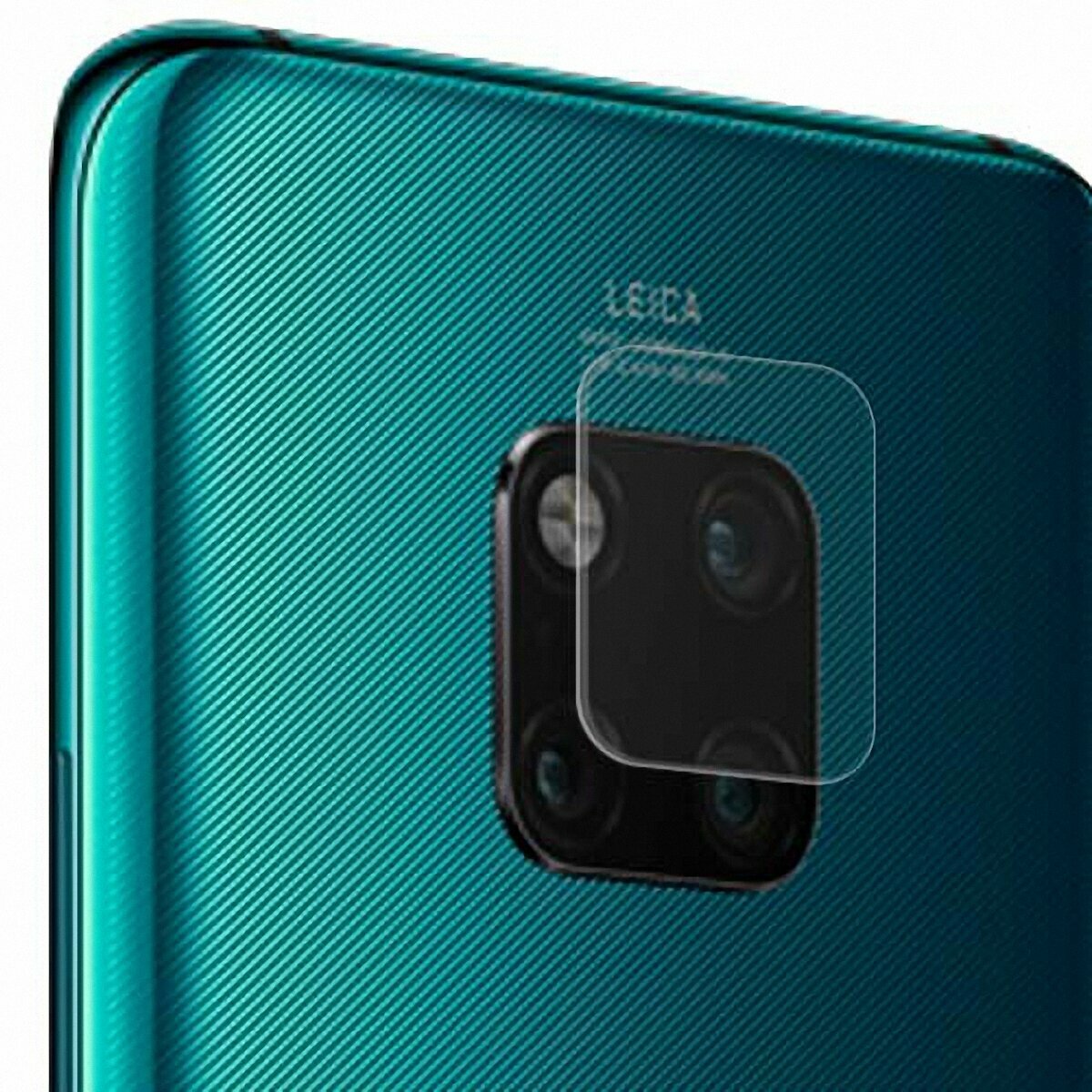 Защитное стекло на камеру Huawei Mate 20 Pro прозрачное, глянцевое, тонкое