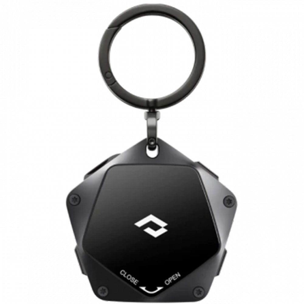 Чехол брелок PitaTag Multi-tool пластик/метал PITAKA черный для AIrTag