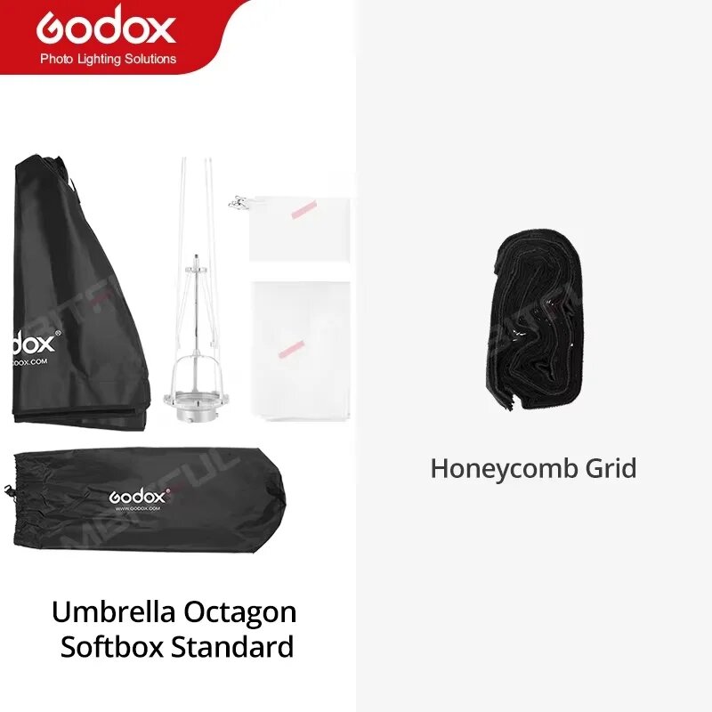 Godox Портативный восьмиугольный софтбокс SB-UE 80/95/120 см 120cm, Include Grid