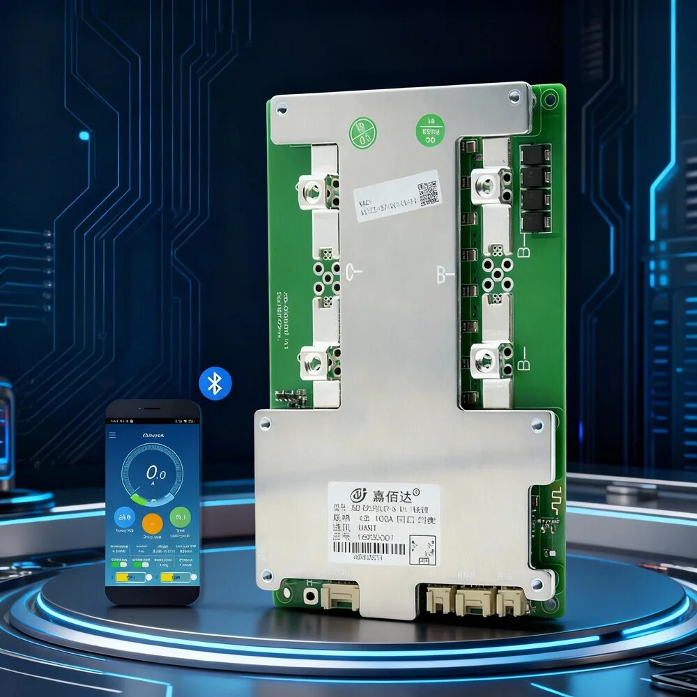 BMS 3S-4S 100A LFP NMC Smart BT UART — фото 1