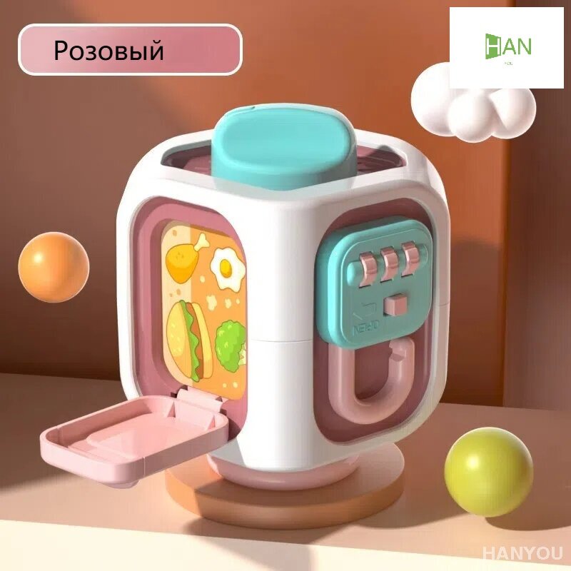 Музыкальный бизиборд в виде детского руля, развивающая игрушкабестселлер для малышей