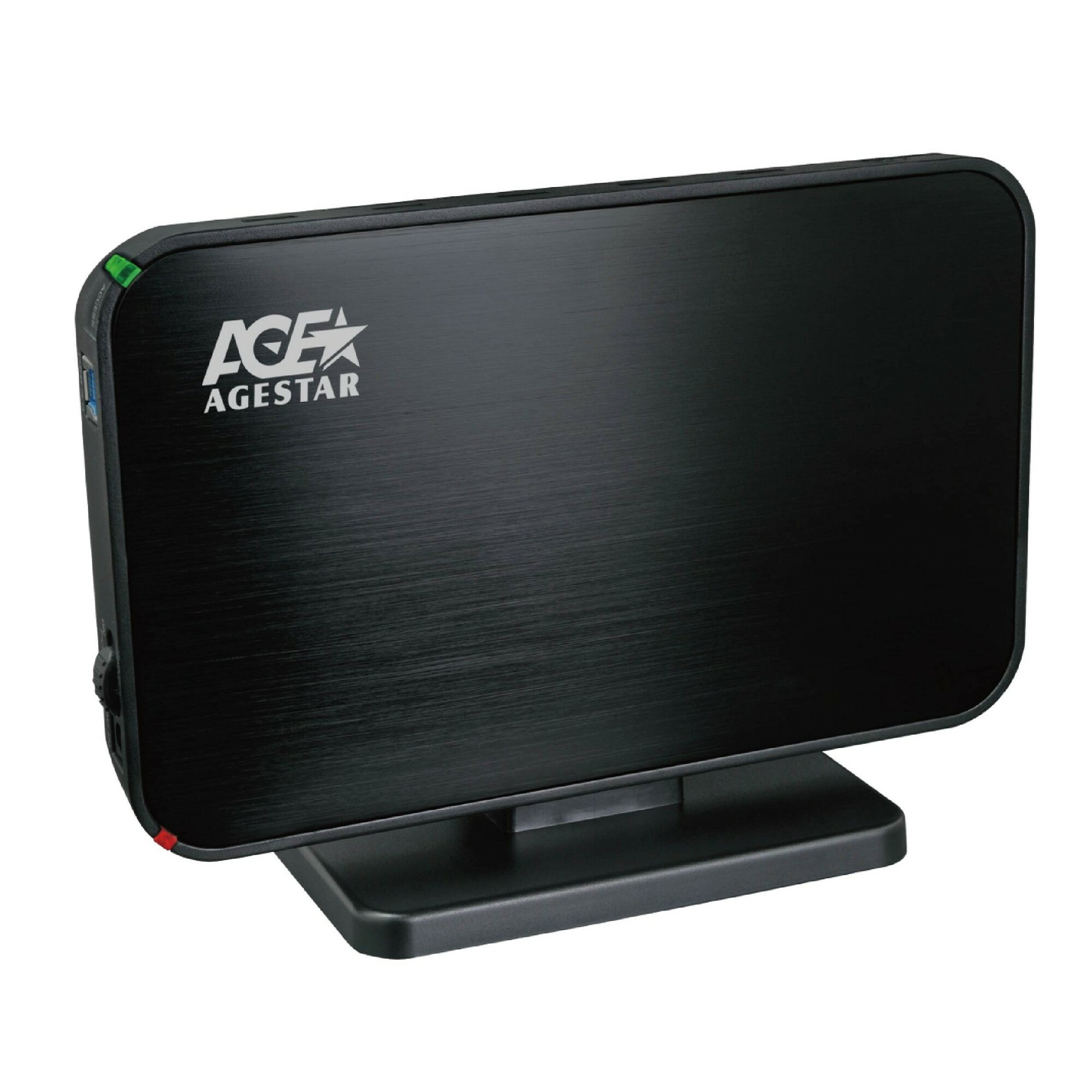 AgeStar Контейнер для HDD 3UB3A8-6G Black Мобил рек, usb3.0 to 3,5"hdd SATA алюминий