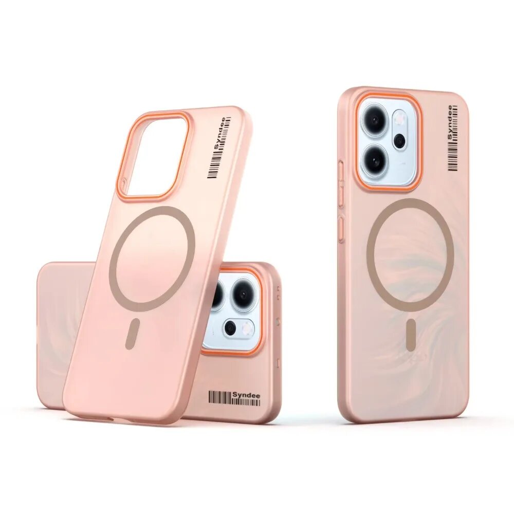 Розовый чехол OPPO Reno 13 F Gold