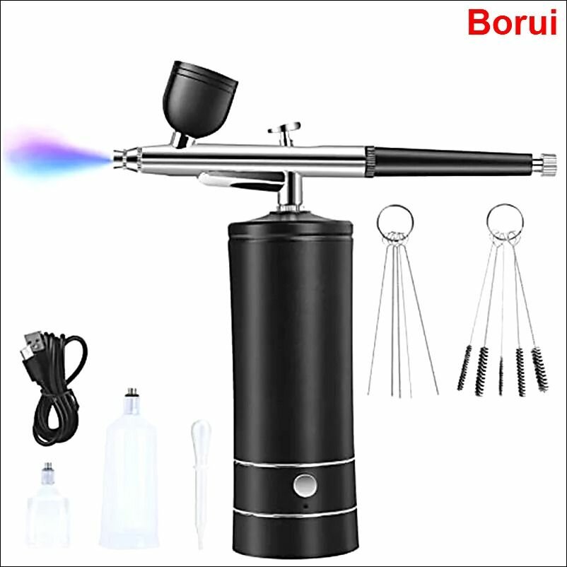 Комплект для аэрографии, перезаряжаемый компрессор для аэрографа, высокое давление 30 фунтов на кв. дюйм