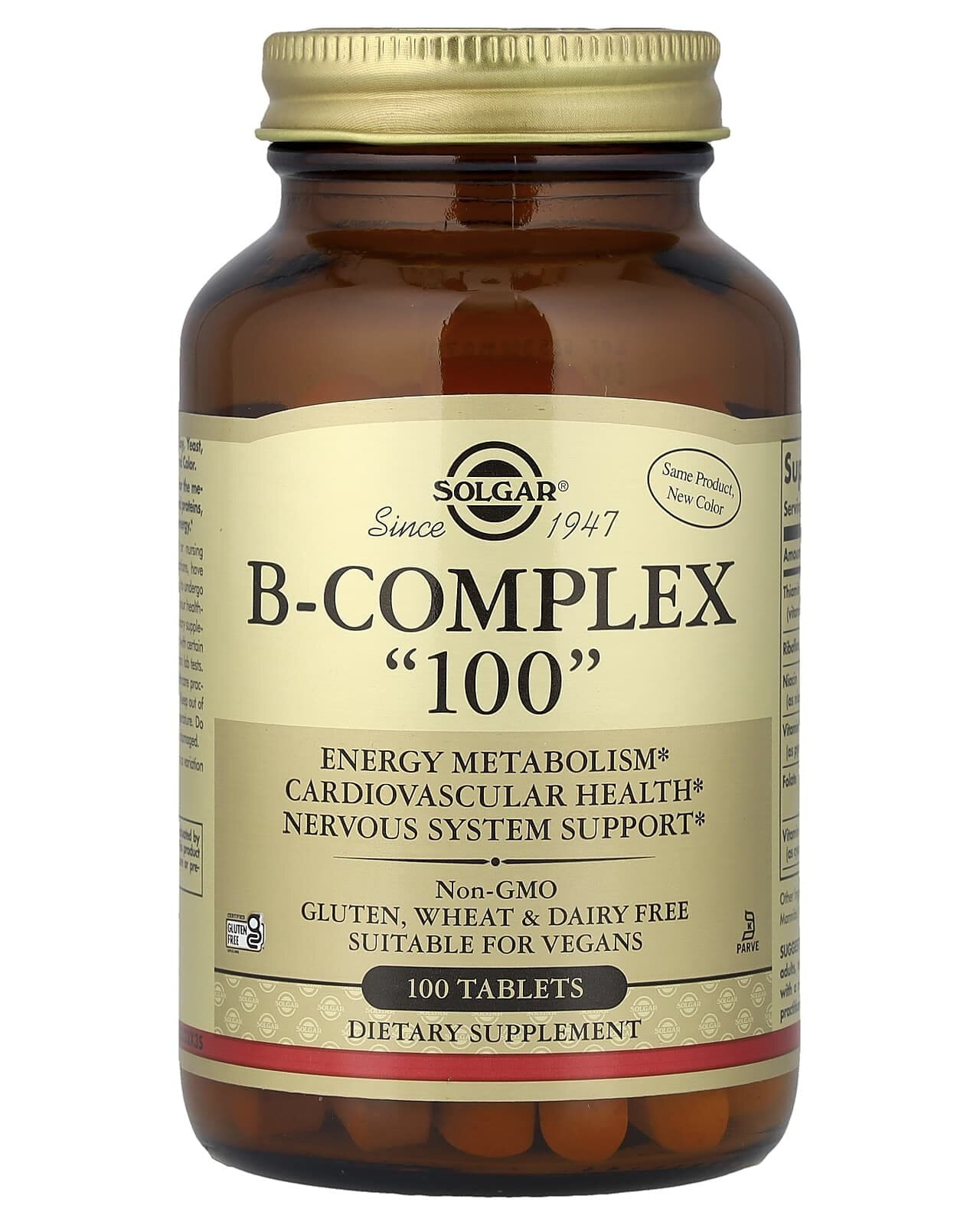 Solgar B-Complex "100", В-100 комплекс 100 таблеток