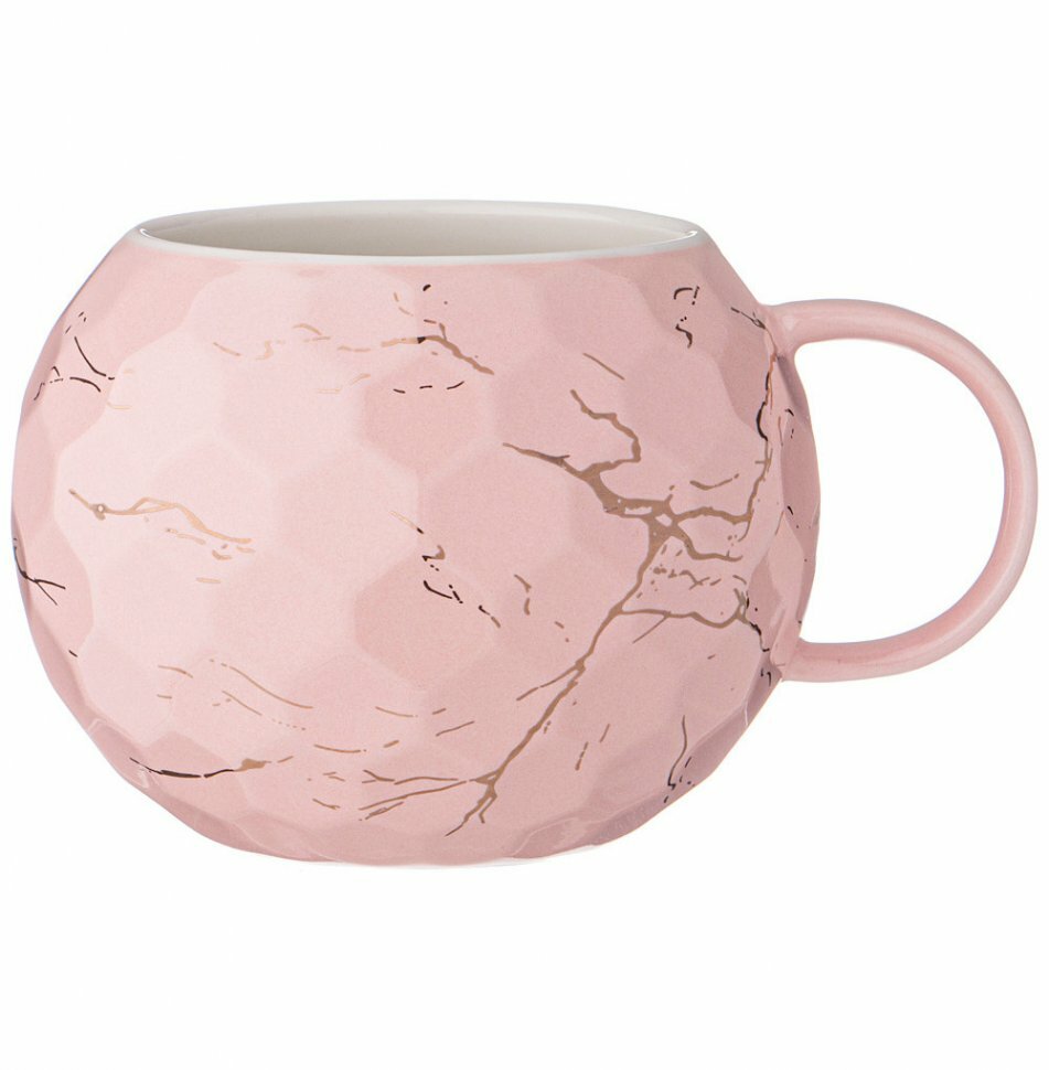 Кружка 400 мл розовая LEFARD "breaktime" / 322954