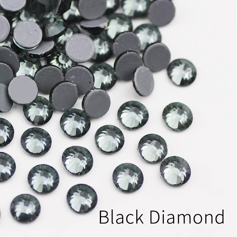 Стразы стеклянные Black Diamond, 1440 шт