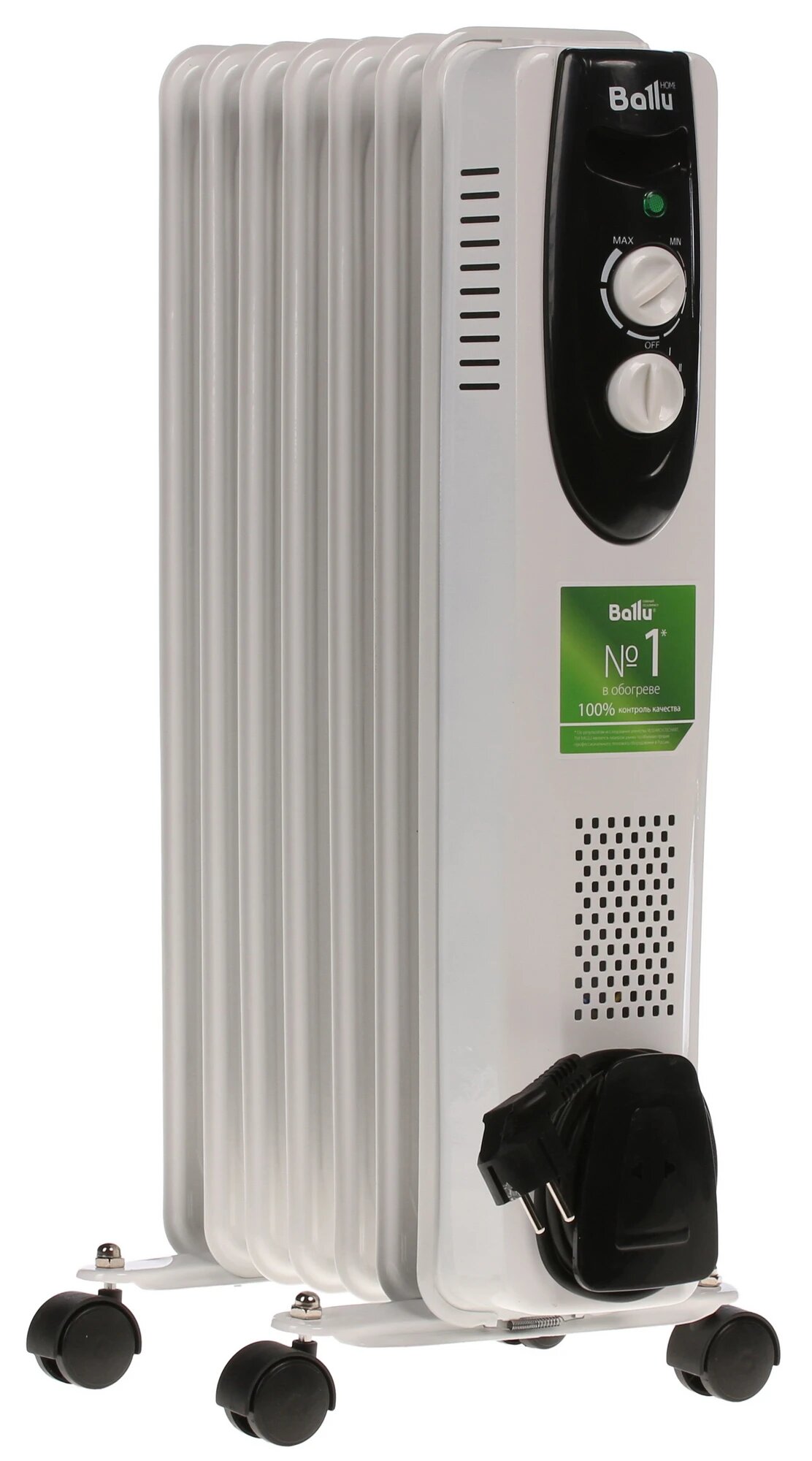 Радиатор масляный BALLU BOH/CL-07WRN белый (7 секций)