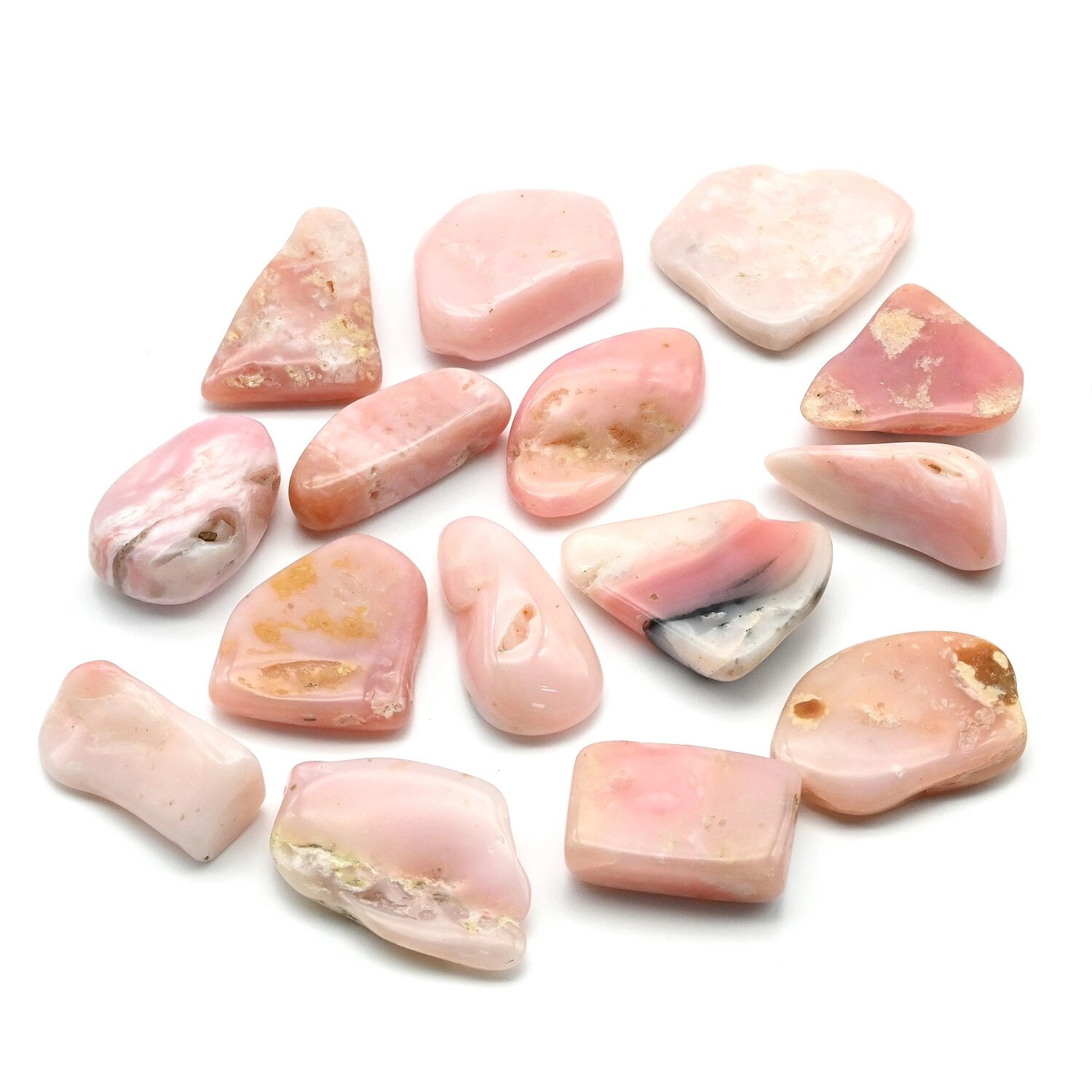 Минерал опал розовый 28*20*6мм, 5-9г (P). .