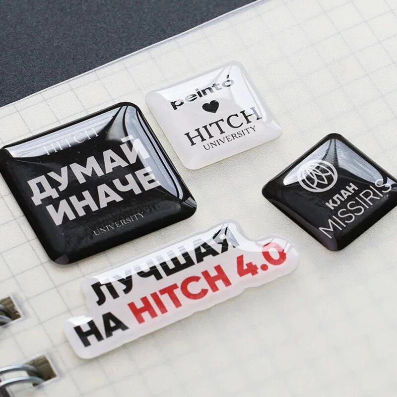 3D наклейки хрустальные, 3см, с фоном