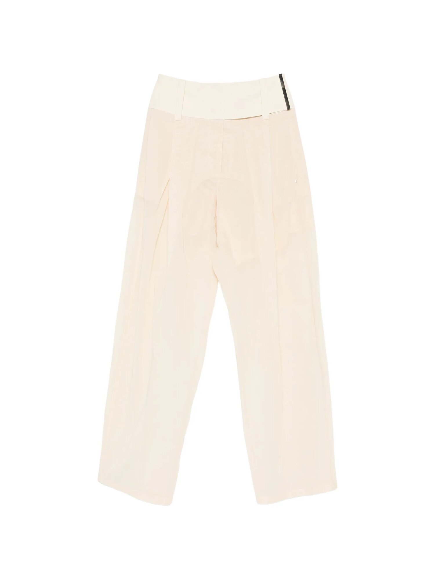 Брюки Pleated high-waisted trousers