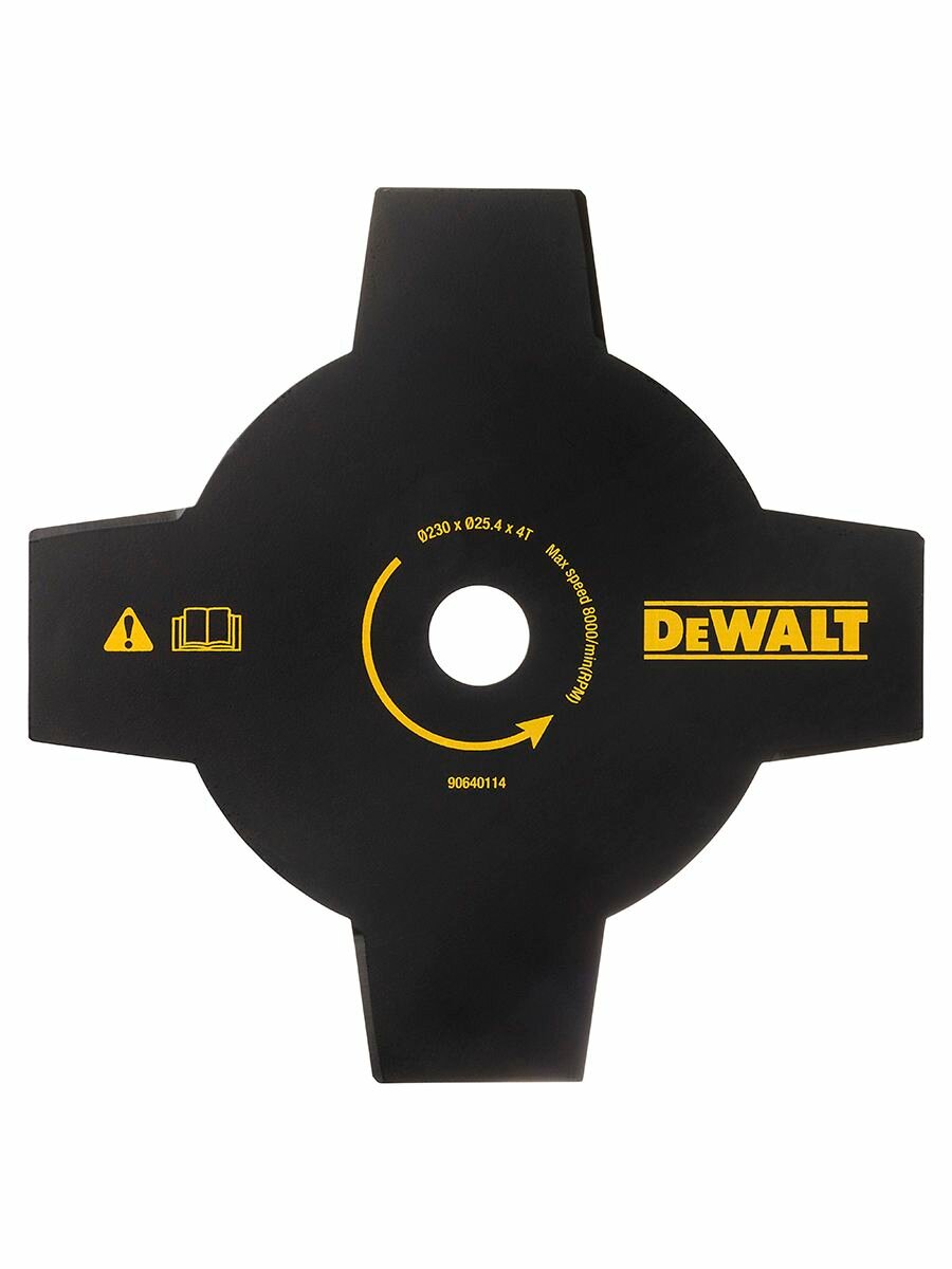 Нож для триммера 4-х лучевой DEWALT DT20655, 23 см (DT20655-QZ)