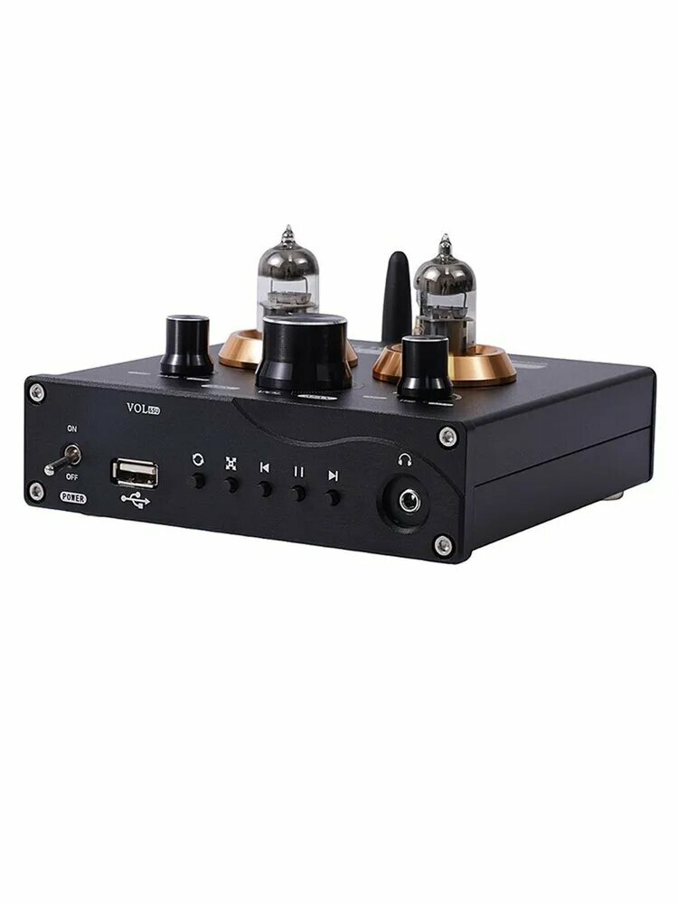 Ламповый фонокорректор, Предварительный усилитель аудиофильского класса USB-флеш-накопитель TF-карта lossless-плеер для наушников усилитель Bluetooth 5.0