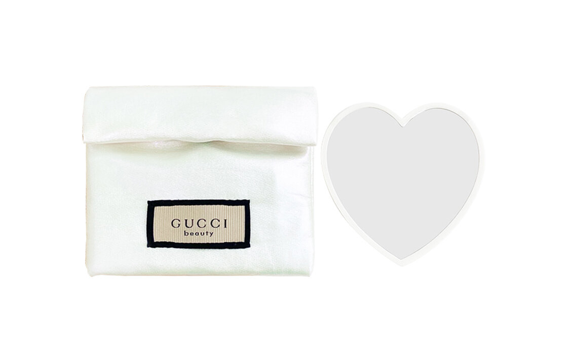 Набор из двух карманных зеркал унисекс GUCCI Heart, 4875270