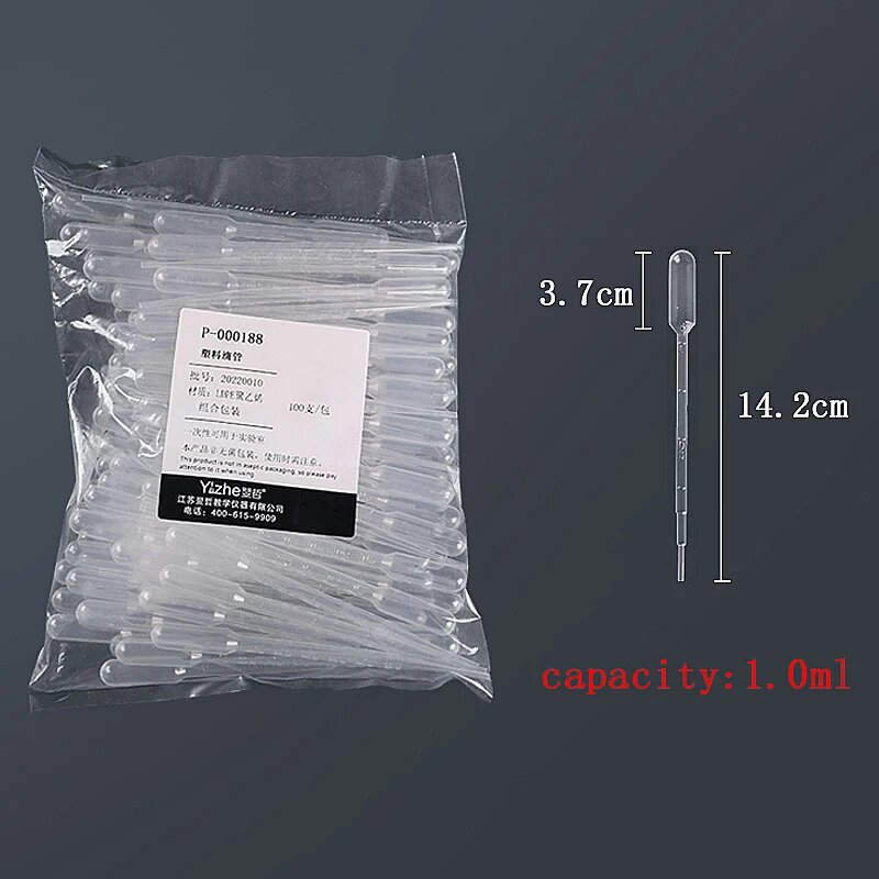 Одноразовые пластиковые пипетки QWC для эпоксидной смолы 20Pcs, 1ml