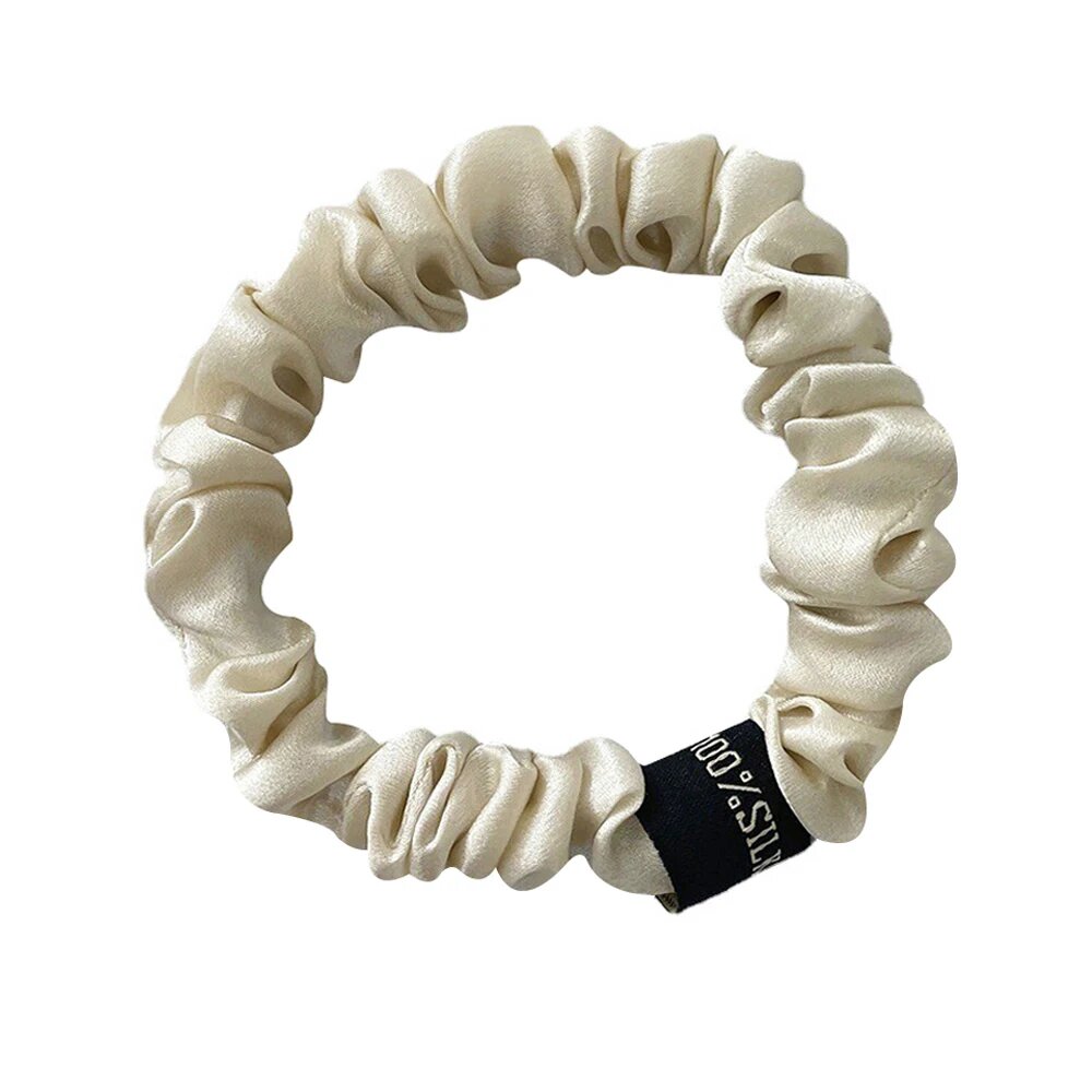 CANCI Шелковая резинка для волос 1.5CM Бежевый, Beige