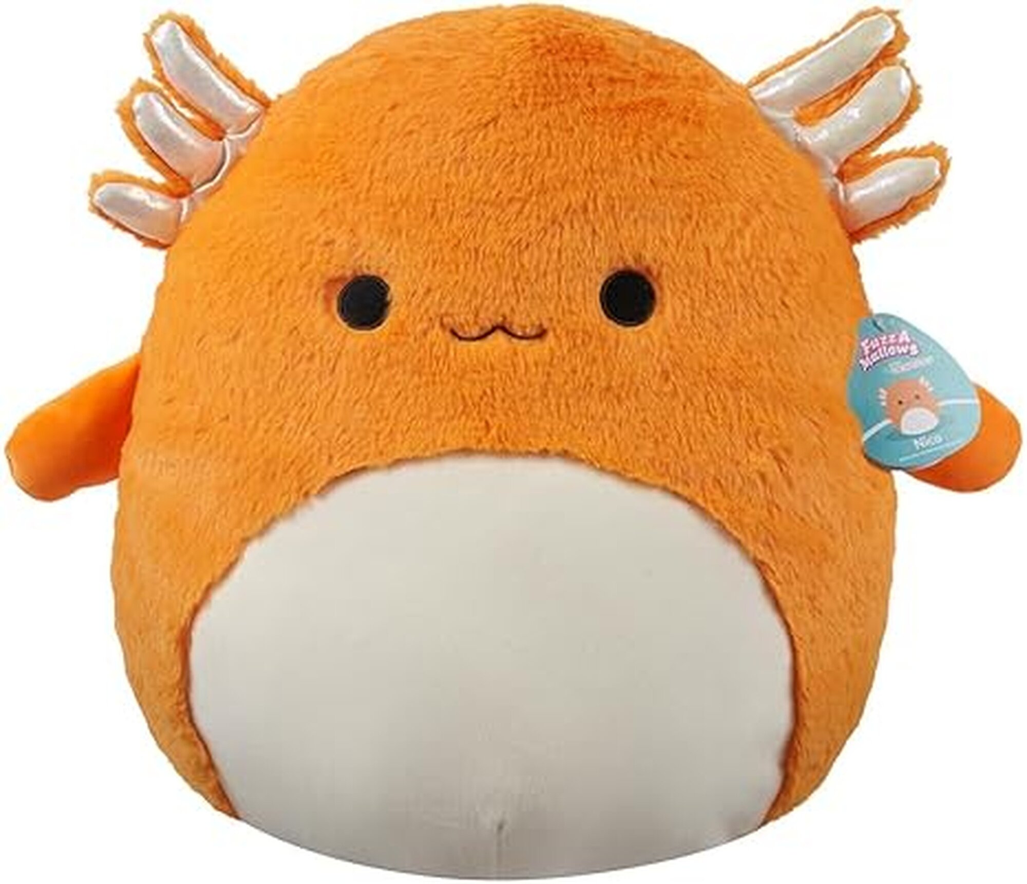 Мягкая игрушка SQUISHMALLOW - Аксолотль Нико, 40 см - 1885510