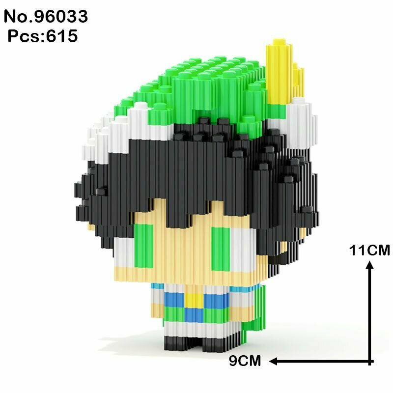 Конструктор пластиковый Bricks 3D Венти Genshin Impact 615 Деталей