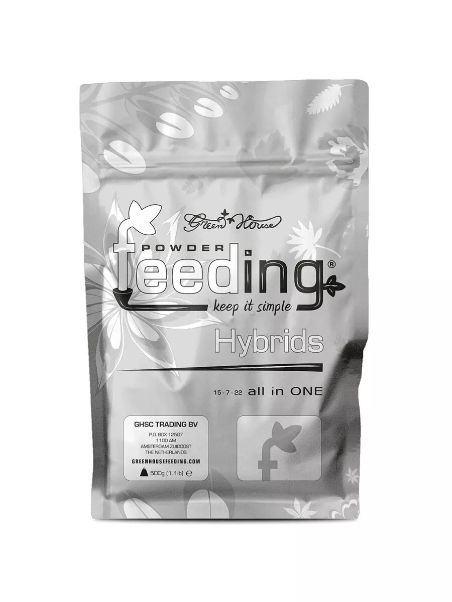 Удобрение Powder Feeding Hybrids 500г для роста и развития