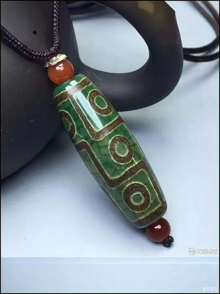 Самая сильная бусина ДЗИ 9 глаз - амулет на удачу и исполнение желаний / Девятиглазая бусина Дзи - мощный денежный талисман быстрое богатство