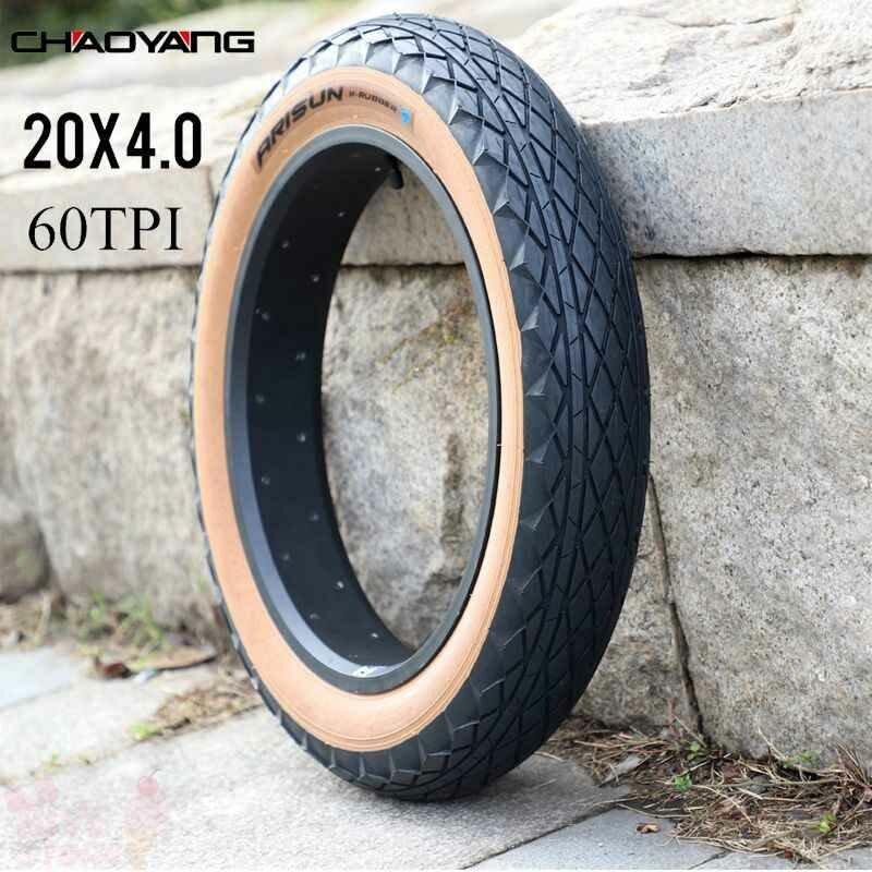 Chaoyang ARISUN Велосипедные шины 20x4.0 60TPI Электровелосипеды Городские толстые шины стальные кольца 1450g