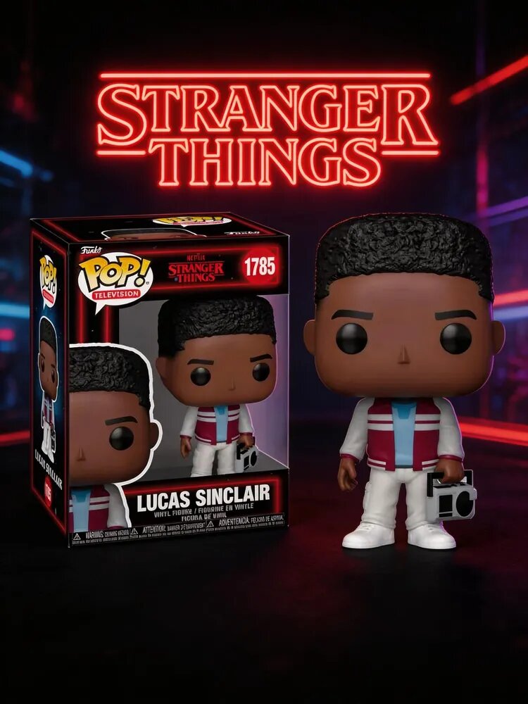 Игурка F, unko POP! Персонаж из сериала Очень странные дела LUCAS SINCLAIR, Игрушки для детей и взрослых