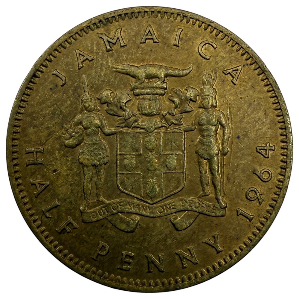 Ямайка 1/2 пенни 1964 г.