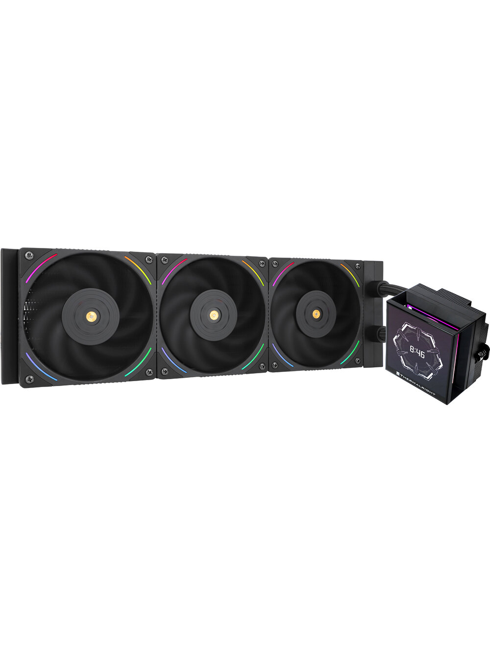 Система жидкостного охлаждения THERMALRIGHT Hyper Vision 360 ARGB Black (H-VISION-BL-360-ARGB)