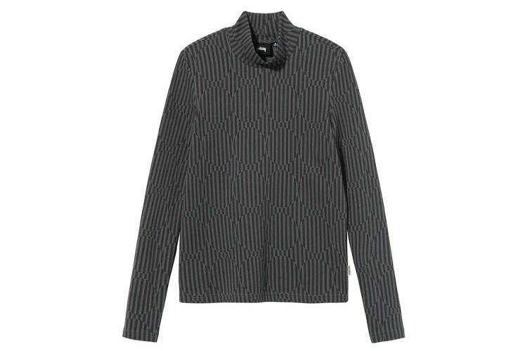 Футболка Circle Mock Neck Long Sleeve