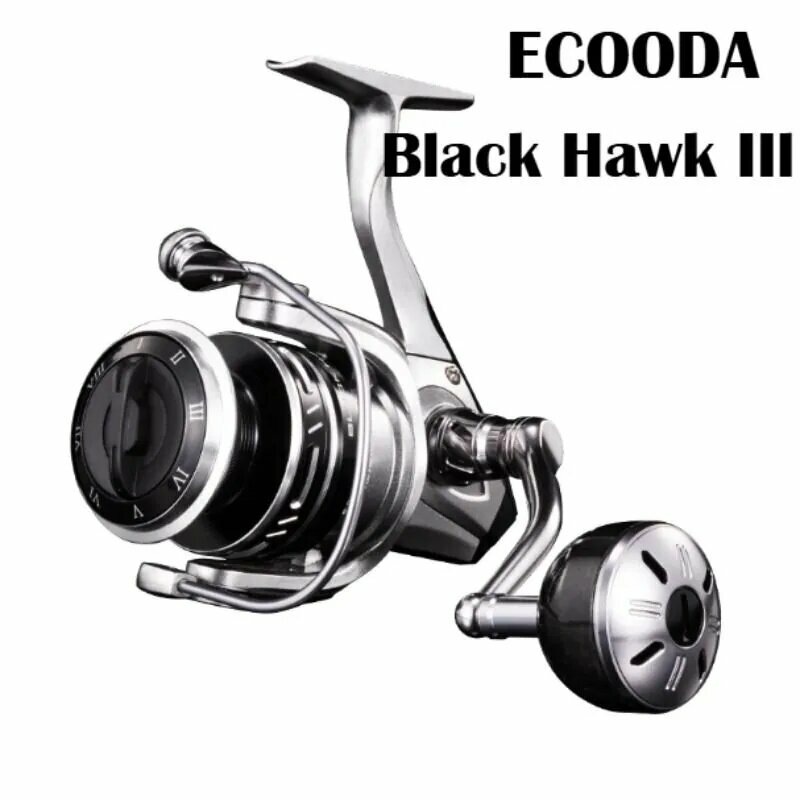 ECOODA Black Hawk IIl 4000-6000 Металлические прялки, морские рыболовные снасти
