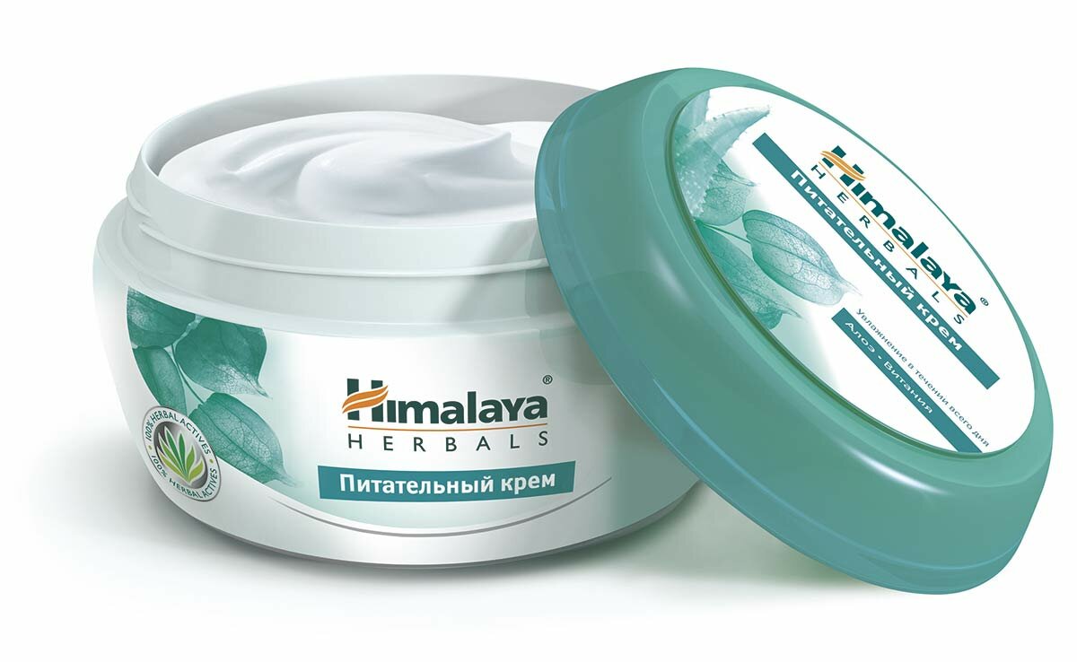 Крем для лица Himalaya Herbals Питательный, с алое, 150мл