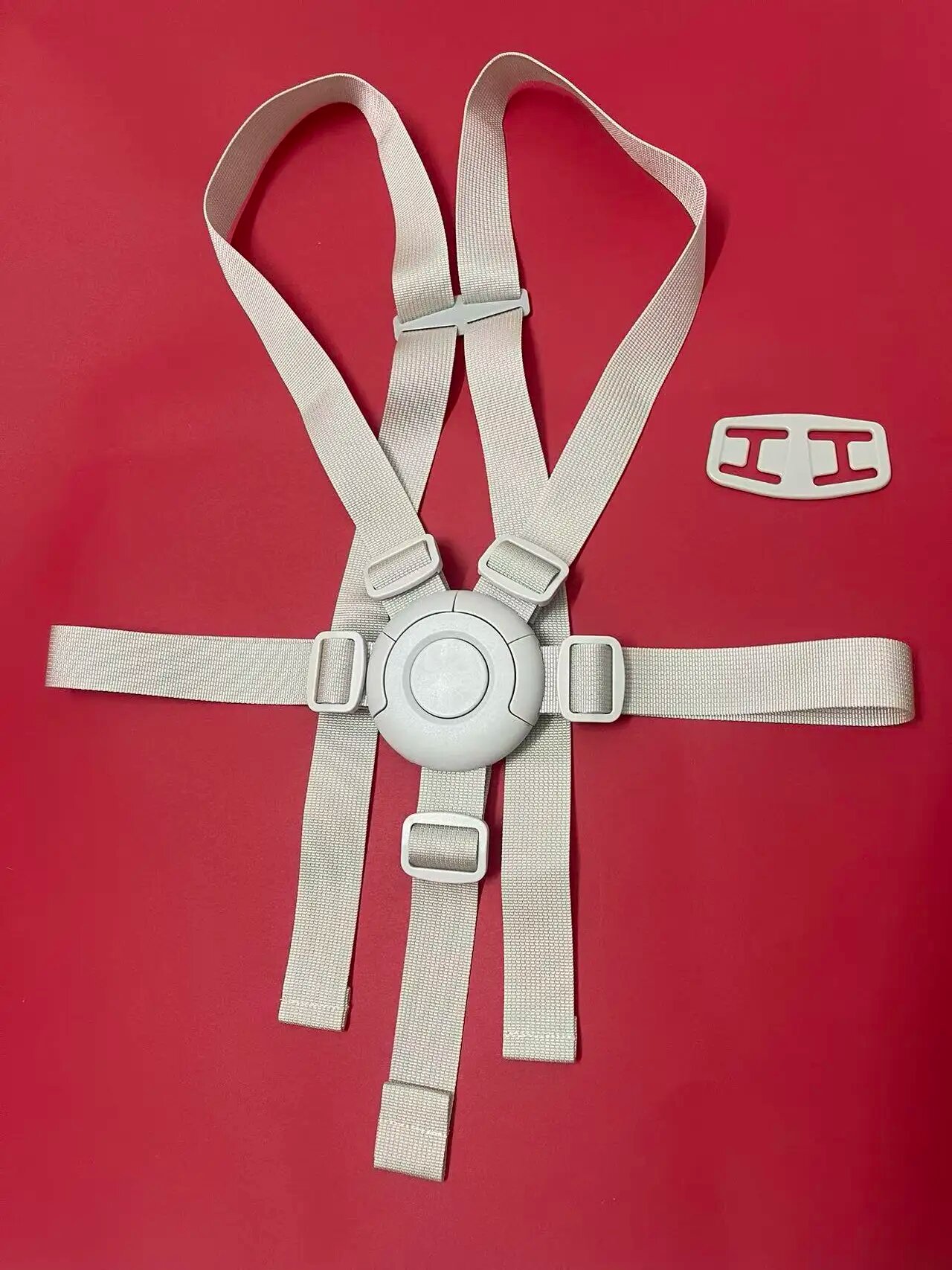 5-точечная пластиковая шлейка для стульчика Stokke harness 2 A beige