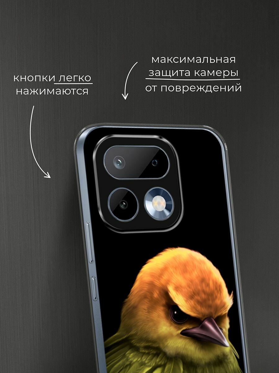 Силиконовый чехол на Realme 16 Pro / Реалме 16 Про с принтом Допустимо — фото 1