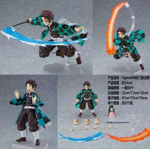 Figma подвижная фигурка Demon Slayer 522 Clay 508 Demon Nezuko 498 Tanjiro