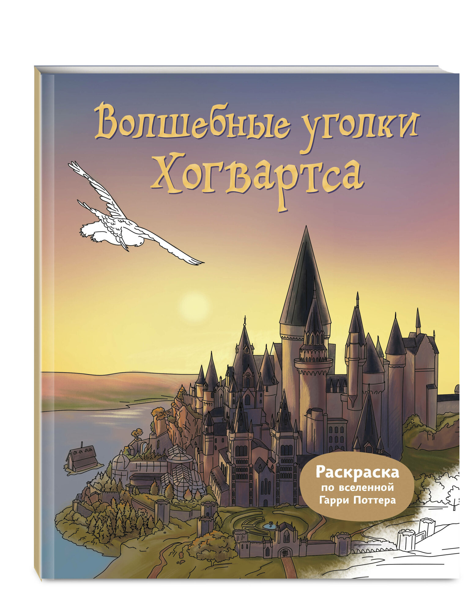 Волшебные уголки Хогвартса. Раскраска по вселенной Гарри Поттера