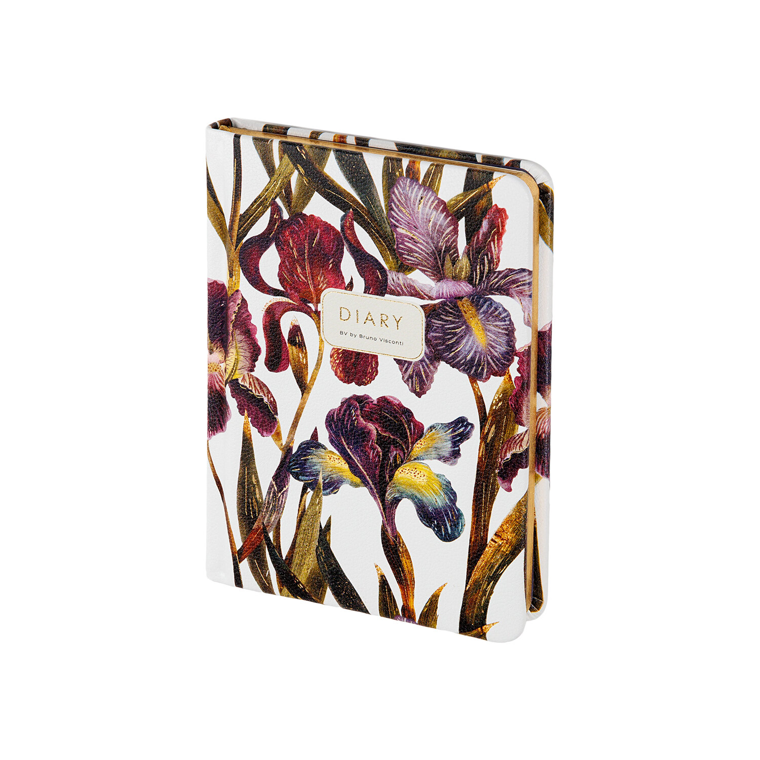 Ежедневник BrunoVisconti А6 "Ирисы" недатированный 240 стр.