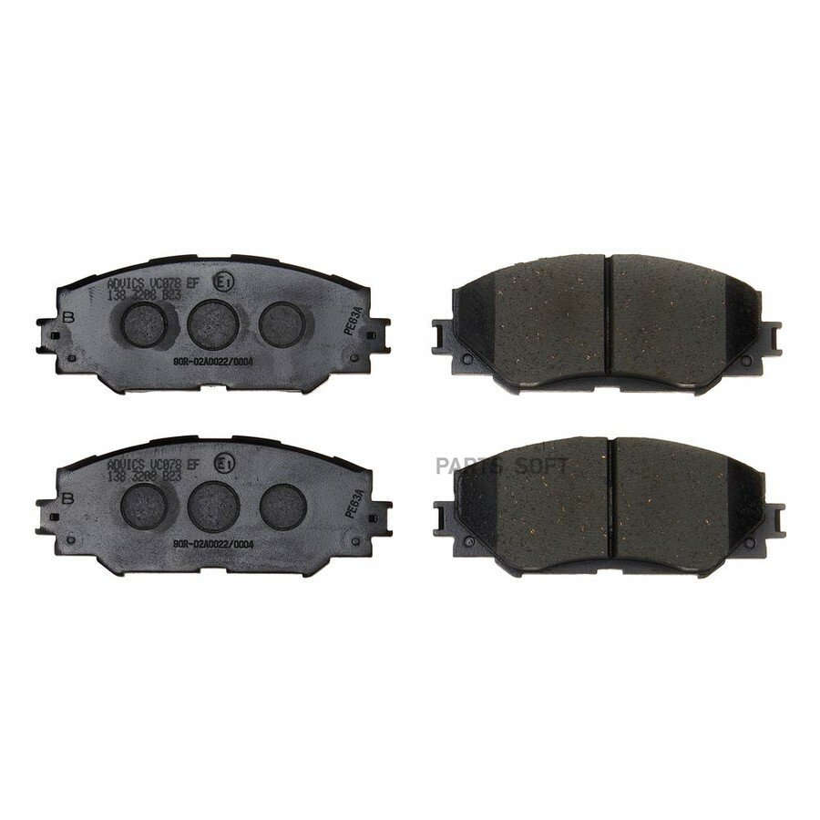 ADVICS A1N128 Дисковые тормозные колодки ADVICS передние арт. продавца ADVICSA1N128