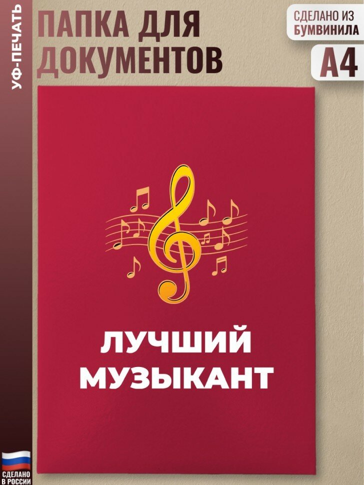 Красная папка "Лучший музыкант"