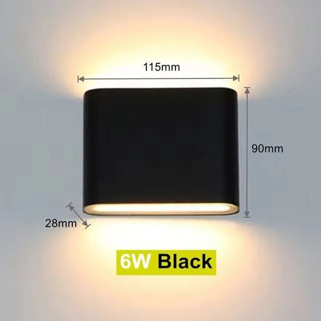 Светильник EE Natural White 4000K 6W Black Outdoor