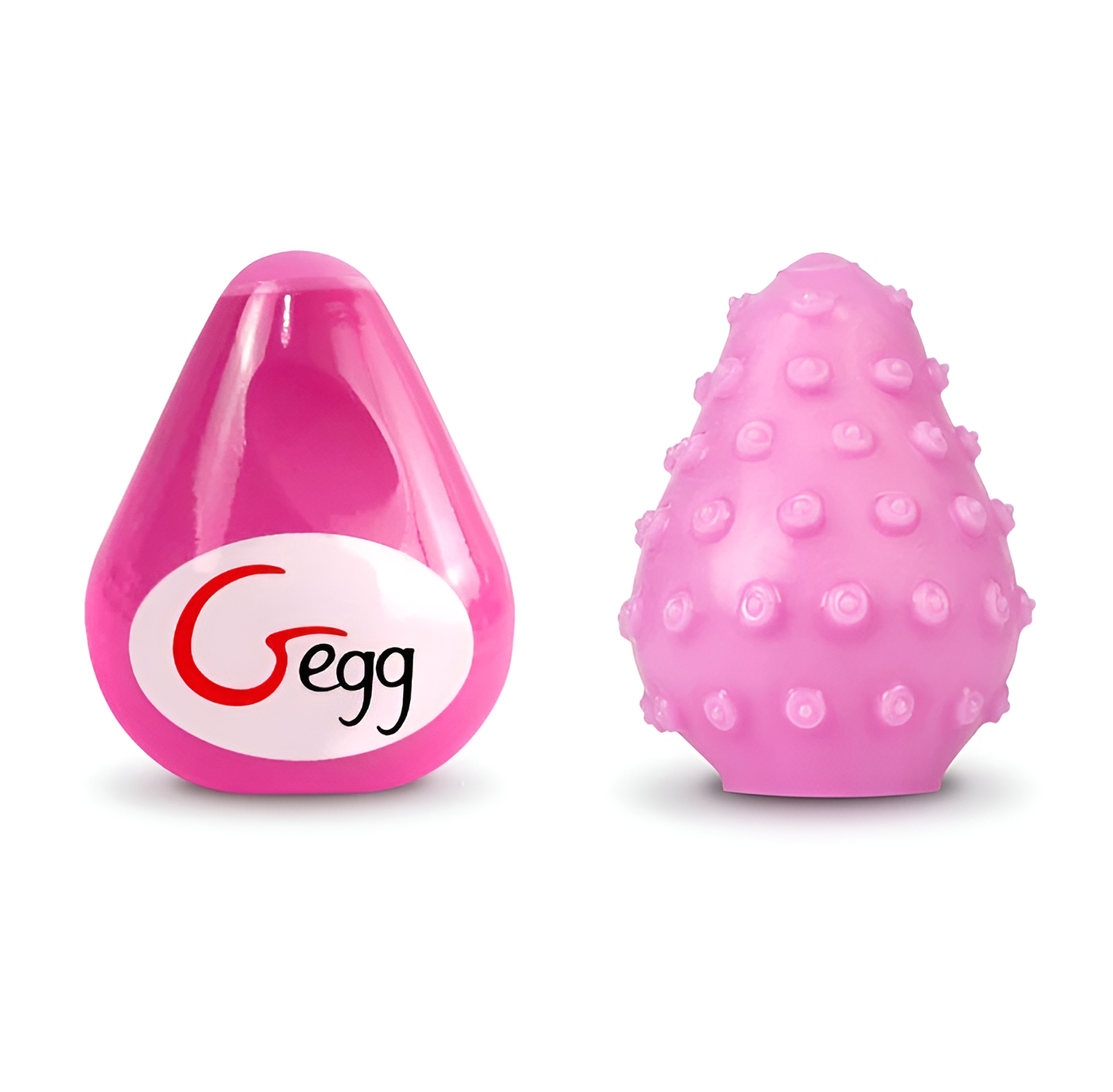 Яйцо-мастурбатор «GVibe Gegg Pink» с необычным рельефом внутри