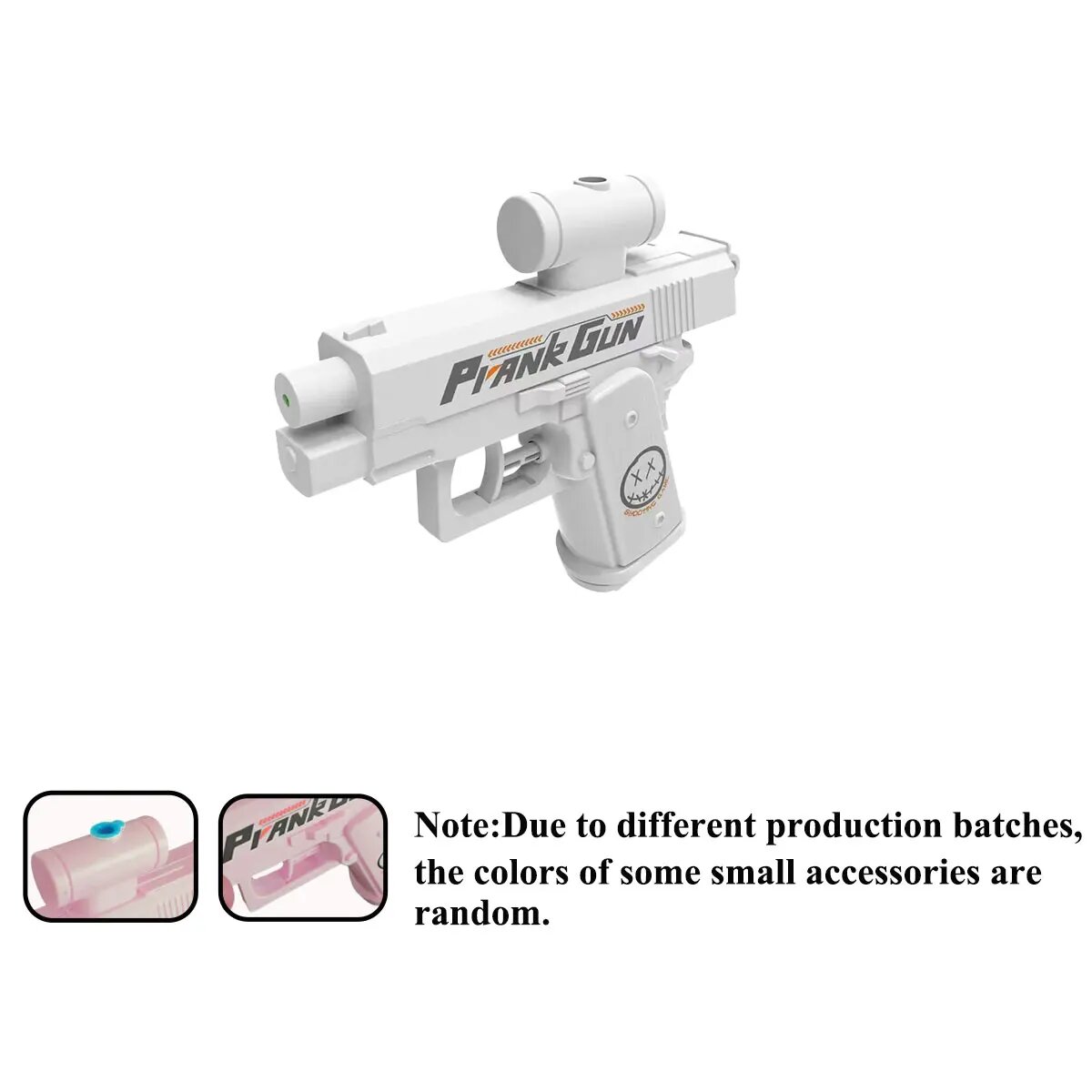 Белый пистолет-брызгалка "Prank Gun"