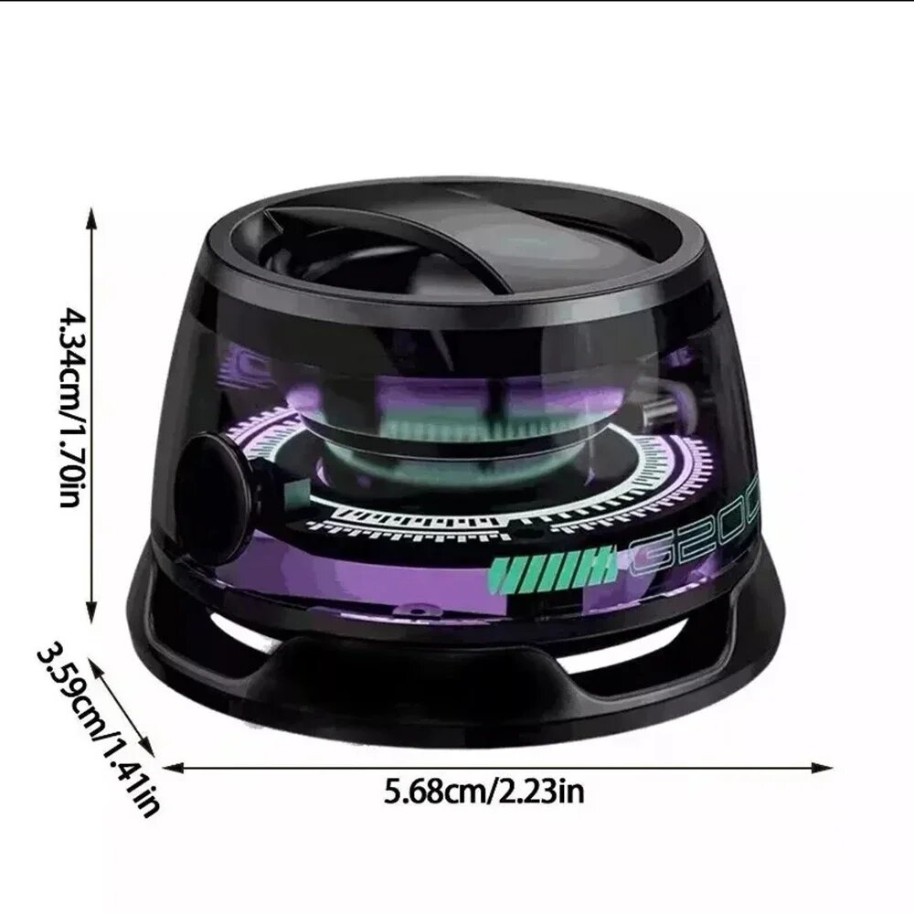 Портативная Bluetooth-колонка G200 RGB, Black