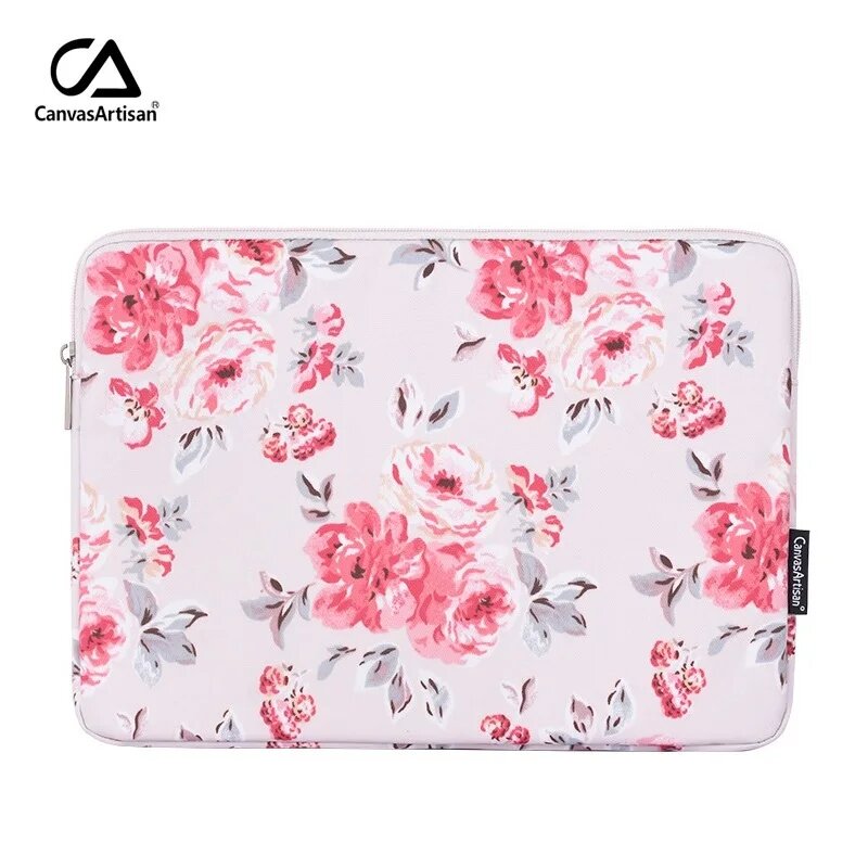 Сумка для ноутбука CanvasArtisan 17-18" H10-01, цветочный принт
