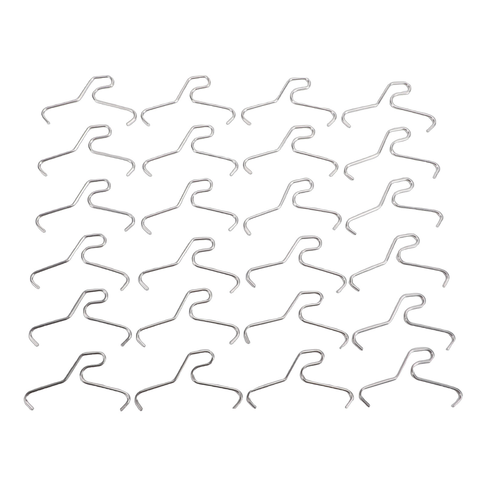 24 шт. Многоцелевые крючки для подвешивания кирпичей из нержавеющей стали, не требующие сверления, для подвешивания рождественских венков и гирлянд.