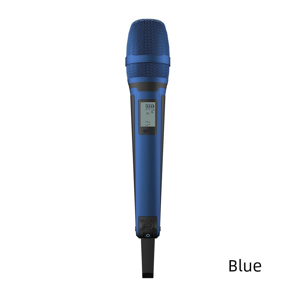 G-mark SKM9000 беспроводной микрофонный набор, 1 передатчик для 1 приемника, портативный караоке-микрофон синего цвета