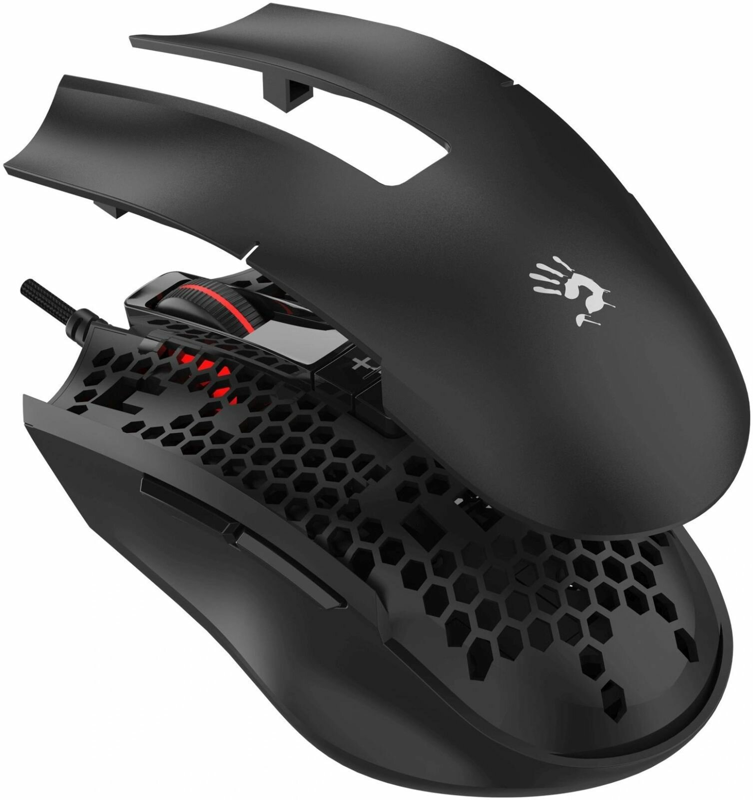 Компьютерная мышь A4Tech Bloody черная, оптическая 6000dpi USB 7but (ES8 STONE BLACK)